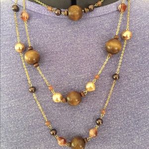 Jewelry | Multicolor Three Strand Necklace | Poshmark